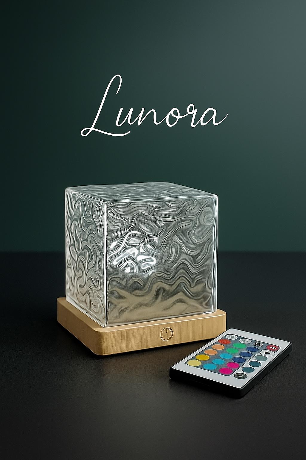 🌙 Lunora – Ocean Wave Projector Lamp – DigiDrip.